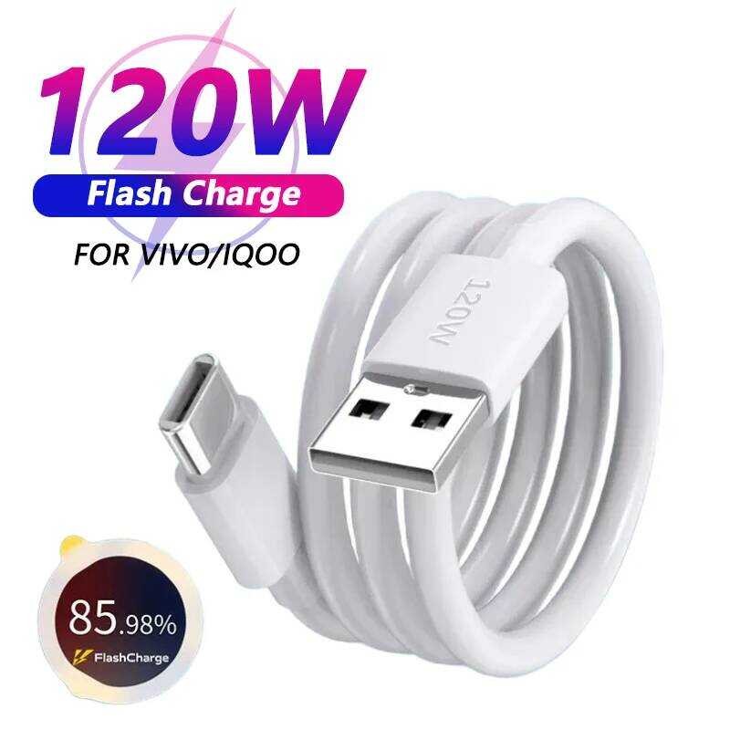 Vivo Iqoo 12 11 10 9 Pro Fast Charger 120W Super Flash Charge Type C ...