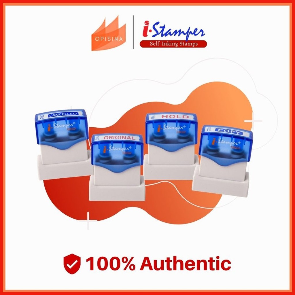 I-STAMPER PRE INKED STAMP P04C POSTED (RED) | Shopee Philippines