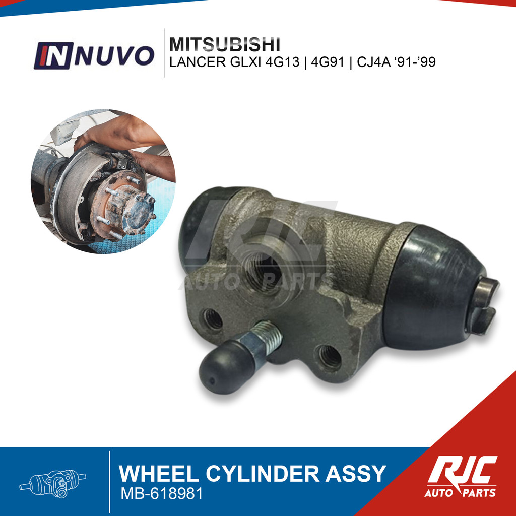 NUVO WHEEL CYLINDER ASSY Mitsubishi Lancer GLXI 4G13,4G91, CJ4A 1991 ...
