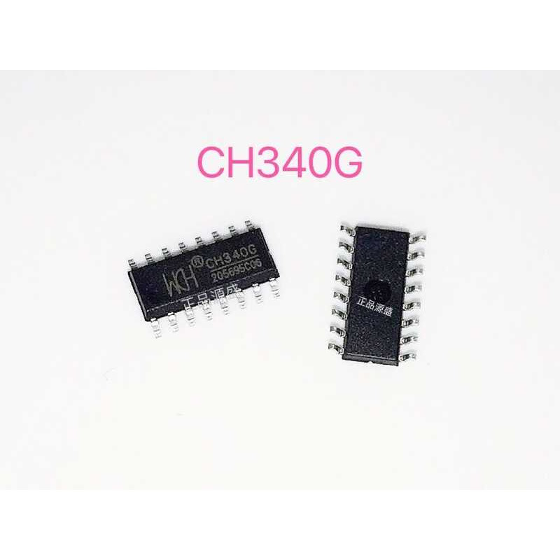 Original CH340G CH340 SMD SOP-16 USB to Serial Port IC Full Series ...