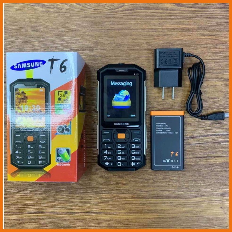 Samsung T6 Dual Sim 2.8" Basic Phone Keypad Phone Military Phone ...