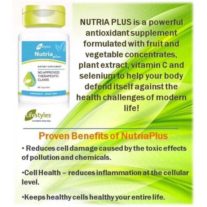 Original Lifestyles Nutria Plus 60 Capsules 3 | Shopee Philippines