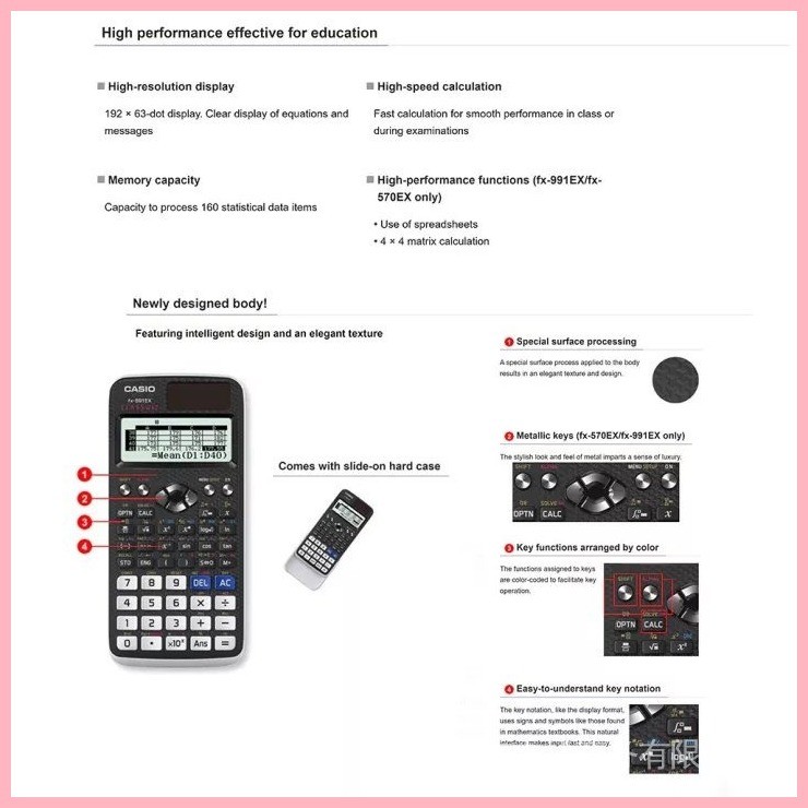 Casio FX-991EX FX991ex FX 991ex Scientific Calculator Classwiz ...