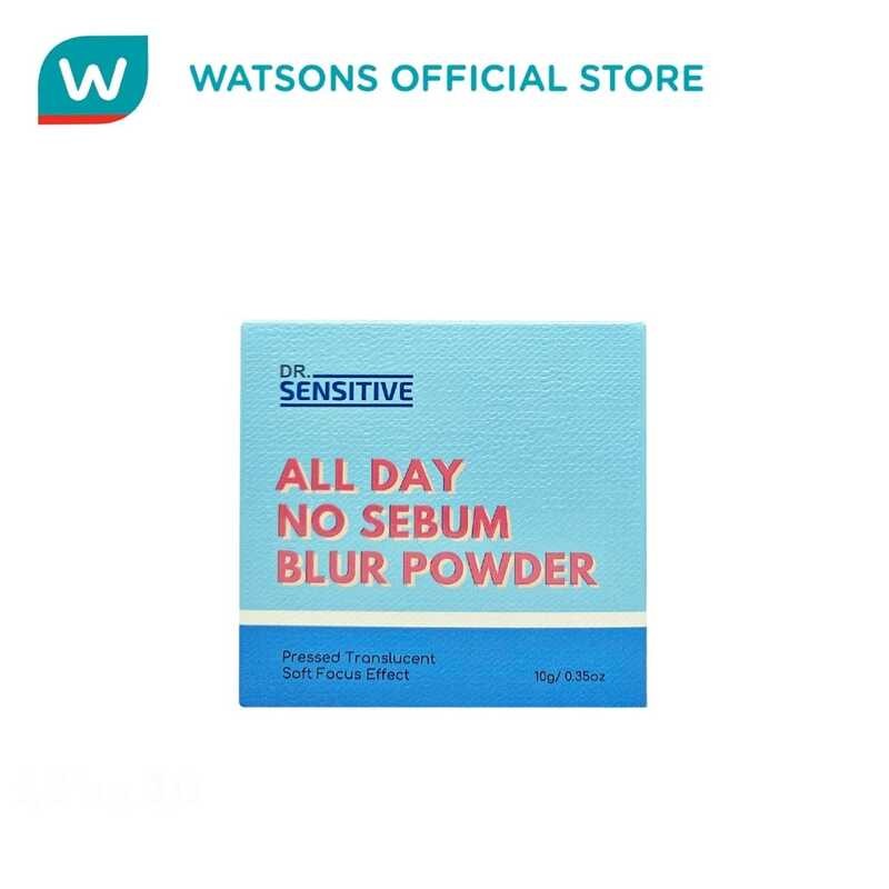 DR SENSITIVE All Day No Sebum Blur Powder Translucent 10G 879 | Shopee ...
