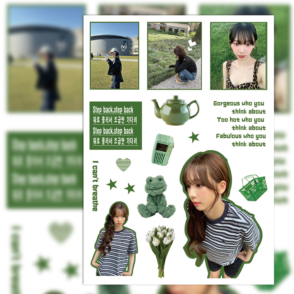 8PCS Karina aespa K-Pop Stickers – Fan Merchandise for Laptops, Water ...