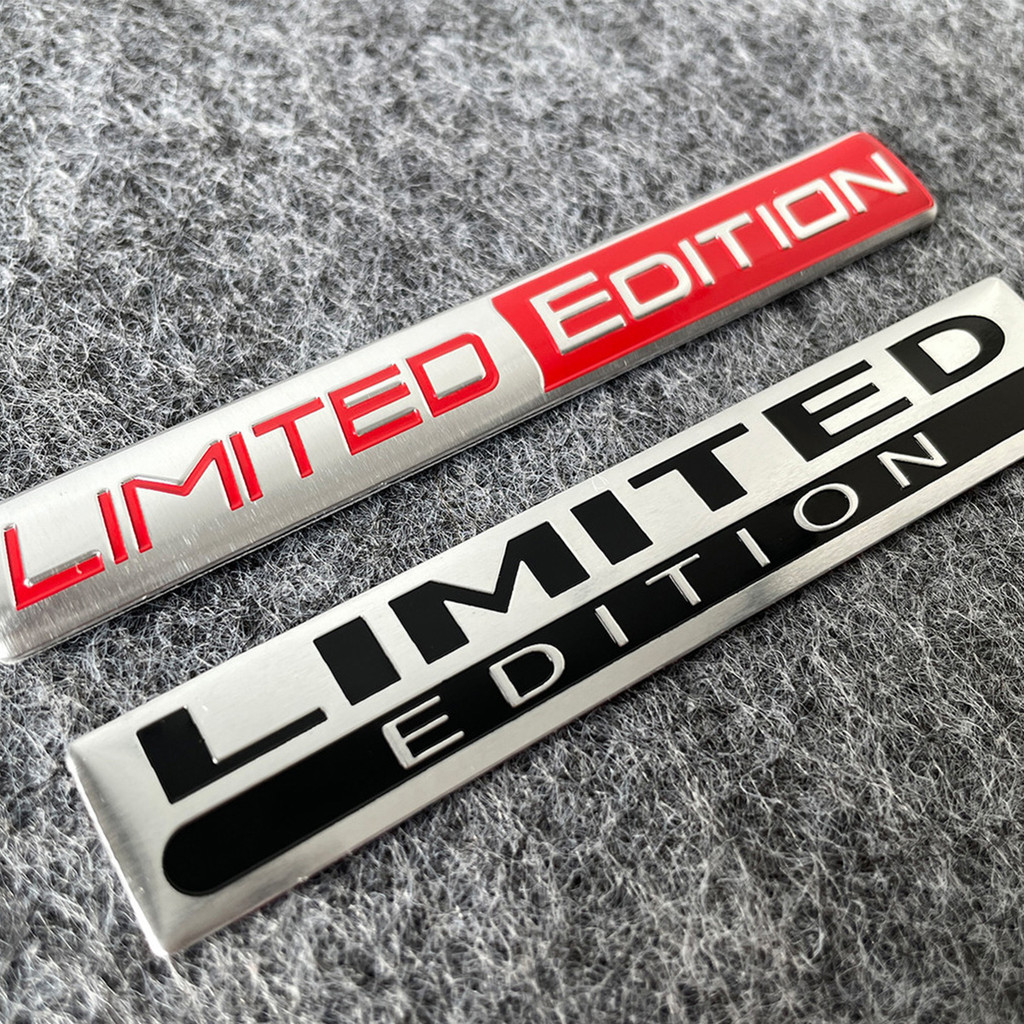 Limited Edition Car Sticker For Motorcycle Aluminum Waterproof Car ...