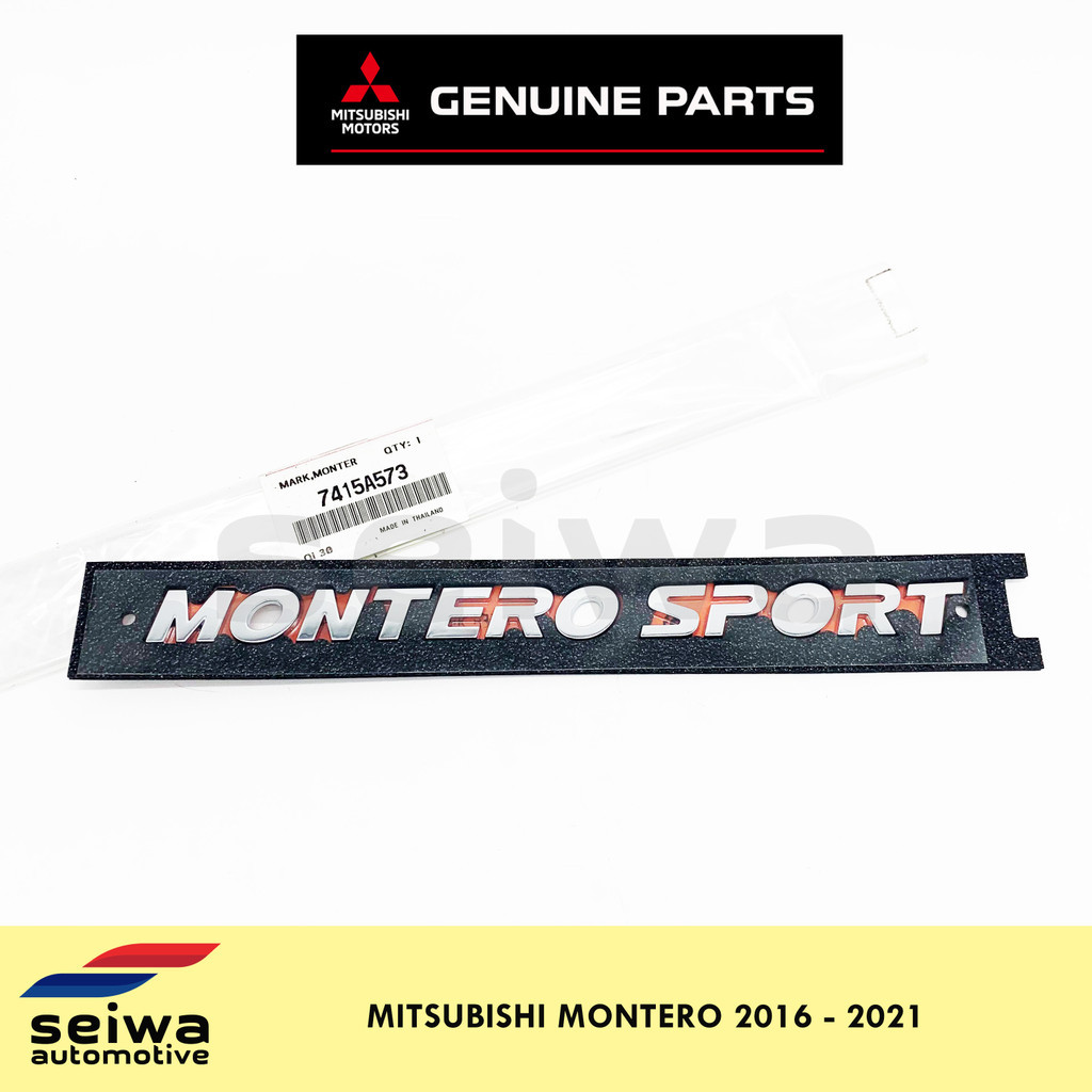 [2016 - 2021] Mitsubishi Montero MonteroSport Emblem - Genuine ...