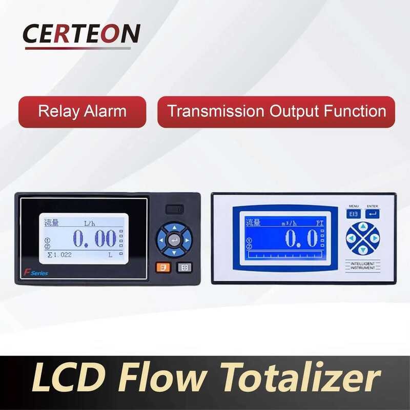F2000x F3000x LCD Totalizer Rs485 Output 4-20Ma Transmitter Steam Heat Flow Rate Display IC Card ...