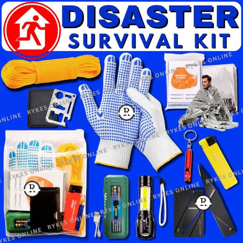 Essential Survival Go Bag Kit - First Aid Emergency Preparedness Gear ...