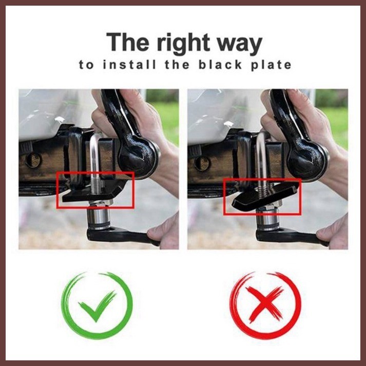 ∱ Heavy Duty Steel Trailer Tow Hitch Anti Rattle Stabilizer Steel Rust ...