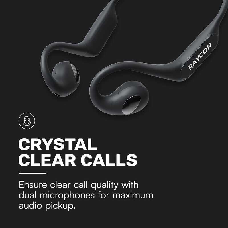 8A4 Raycon Open Headphones – Lightweight Wireless Over-Ear Design With ...