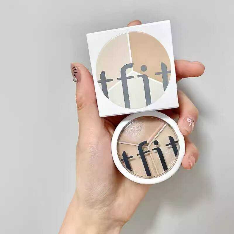 Tfit Concealer Sample Tricolor Palette Concealer Cover Spots Acne Marks ...