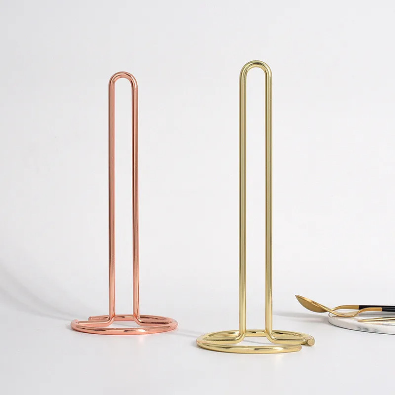 Stainless Steel Kitchen Roll Paper Towel Holder Bathroom Tissue Stand ...