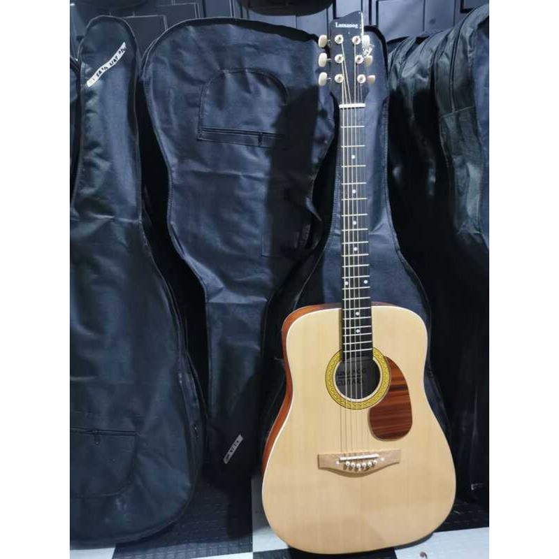 Lumanog Acoustic Guitar (Natural Wood) | Shopee Philippines