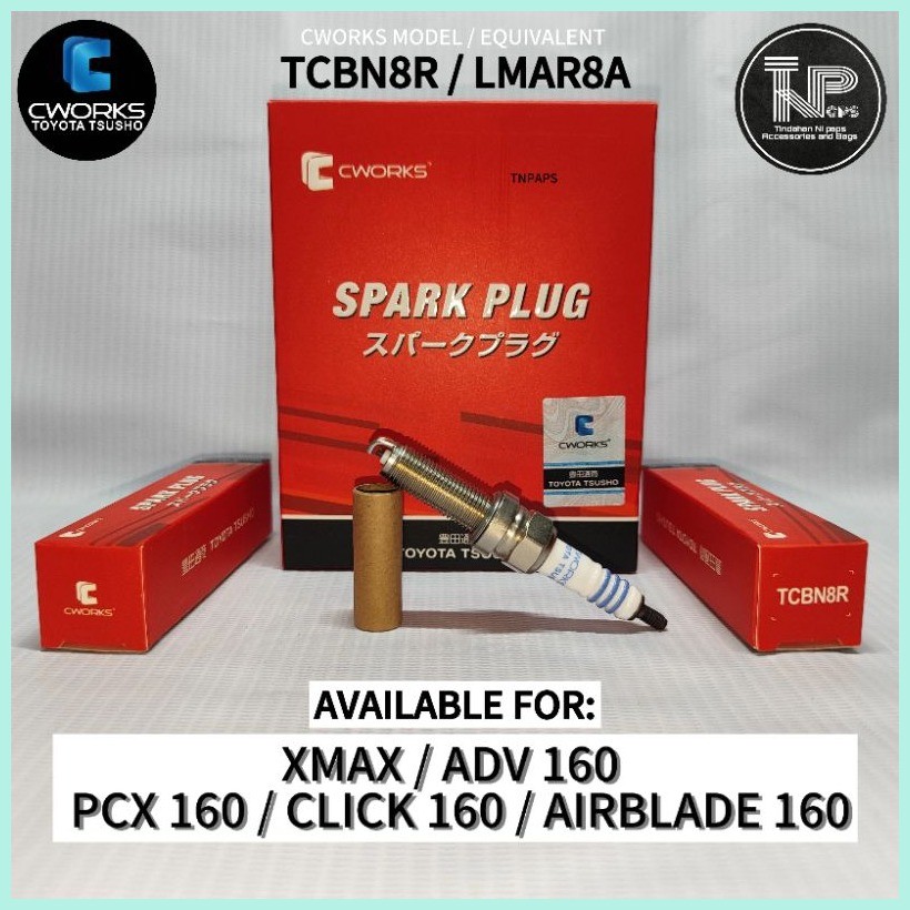(TCBN8R) CWORKS TOYOTA TSUSHO SPARK PLUG FOR ADV160 / PCX 160 / CLICK ...