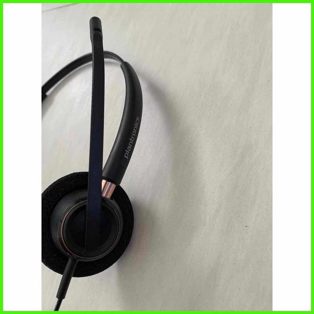 PLANTRONICS ENCOREPRO HW520 + POLY DA85 ADAPTER Built-in USB-A and USB ...