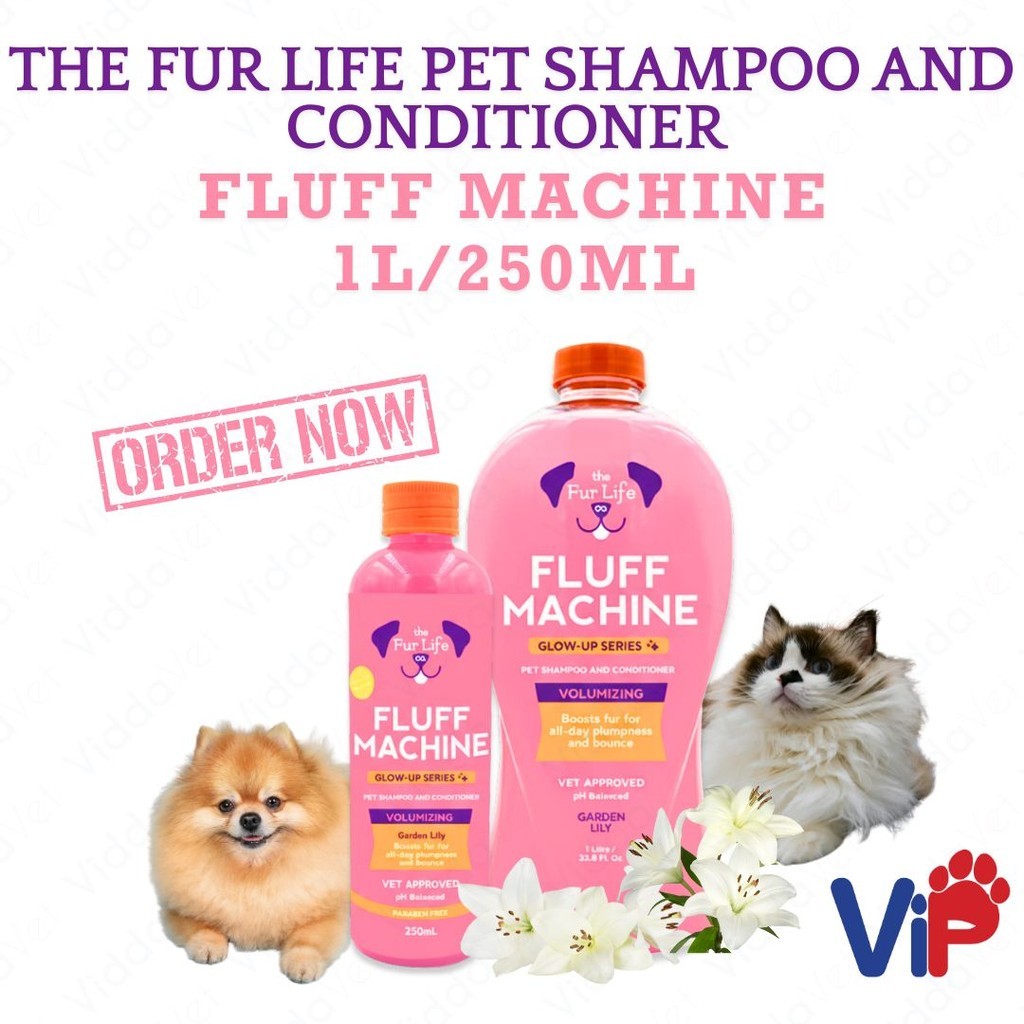The Fur Life Fluff Machine Pet Shampoo Conditioner for Shiny Volumized ...