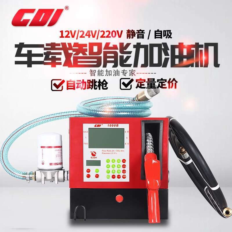 Diesel Fuel Dispenser 12V/24V/220V Vehicle-Mounted Small Fuel Dispenser ...