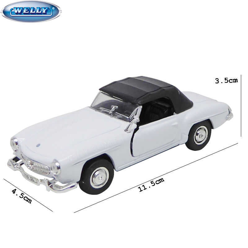 1:32 Welly 1955 Mercedes-Benz 190 SL Diecast Collectible Model ...