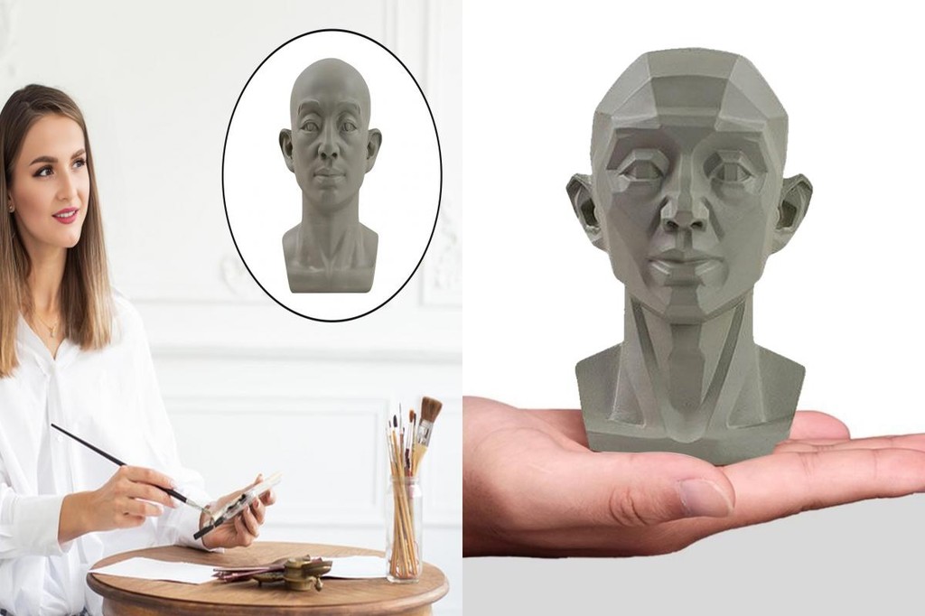 GEY_ Planar Head Model for Artistic Learning Teaching Tool for Artists ...