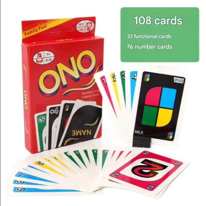 UNO&UNQHI Card Game: Multiplayer Family Party Board Game for All Ages ...