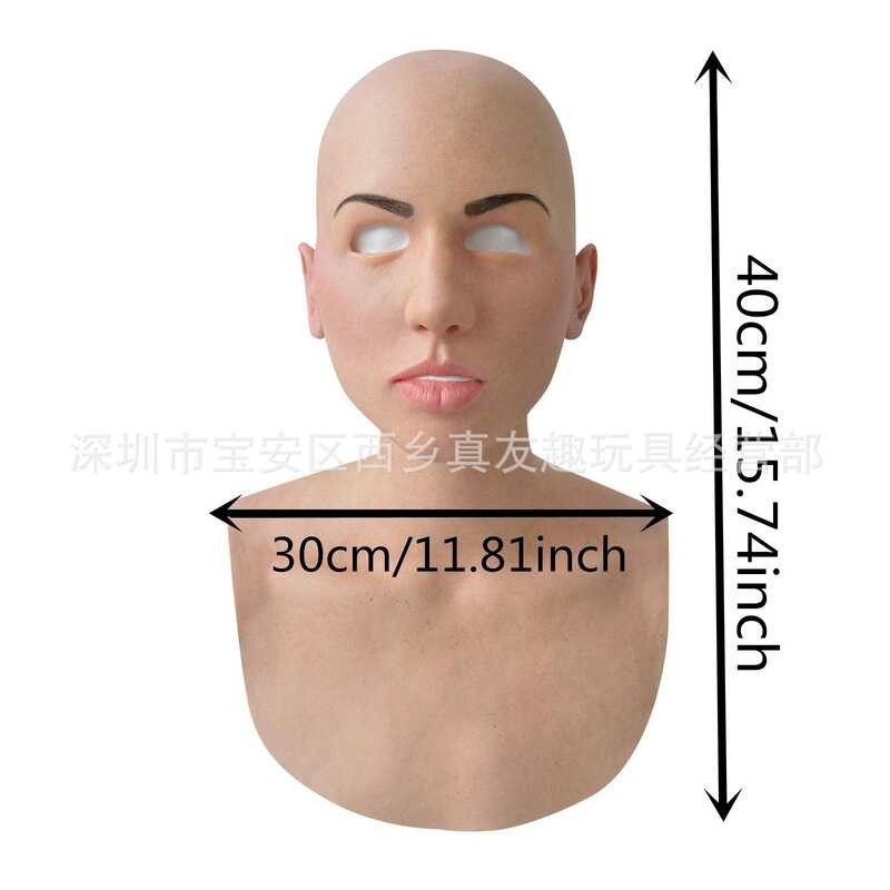 Silicone Mask Full Face Fake Oriental Celebrity Face Unisex 3D ...