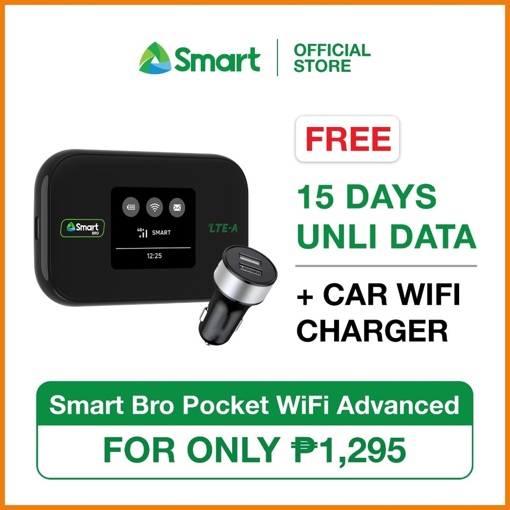 Smart Bro Pocket WiFi Advanced with 15 days UNLI DATA - Boosteven M281T ...