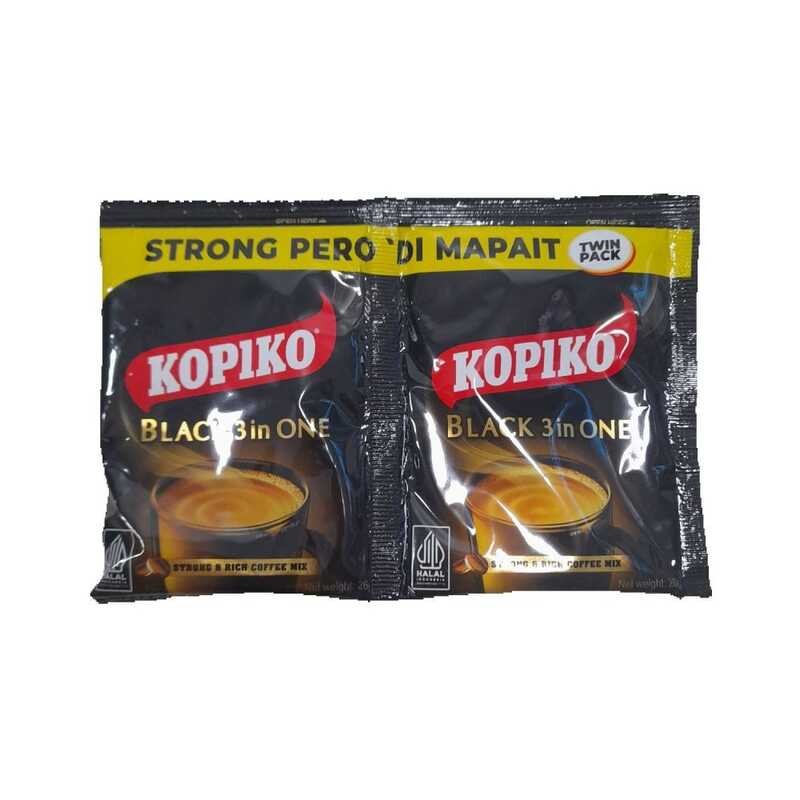 Kopiko Black 3-In-1 Coffee Twin Pack 52G (5 Sachet) 8Ae | Shopee ...