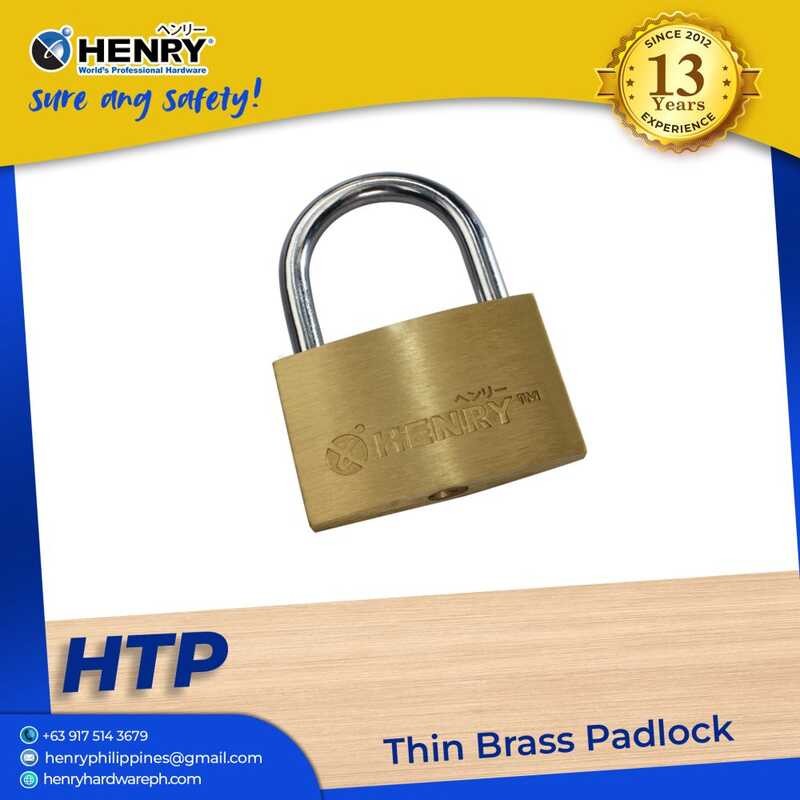 PADLOCK THIN BRASS (50Mm, 60Mm) - HTP (Henry) | Shopee Philippines