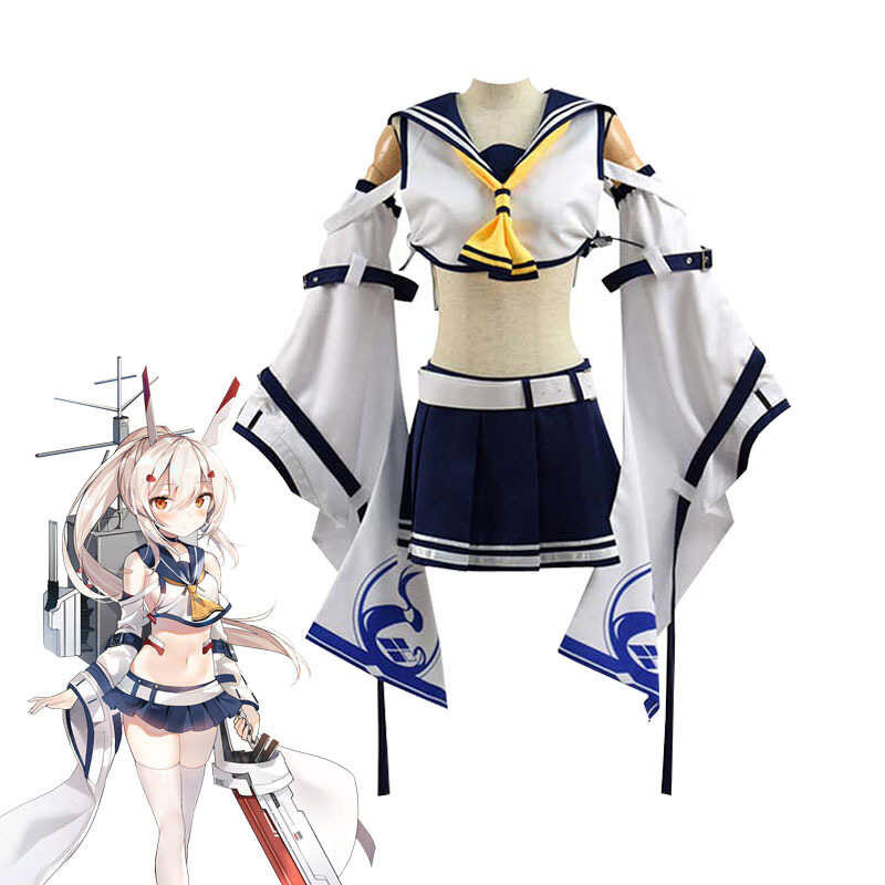Azur Lane Cosplay Costume Lingbo Sailor Uniform Game Azur Lane Cosplay ...