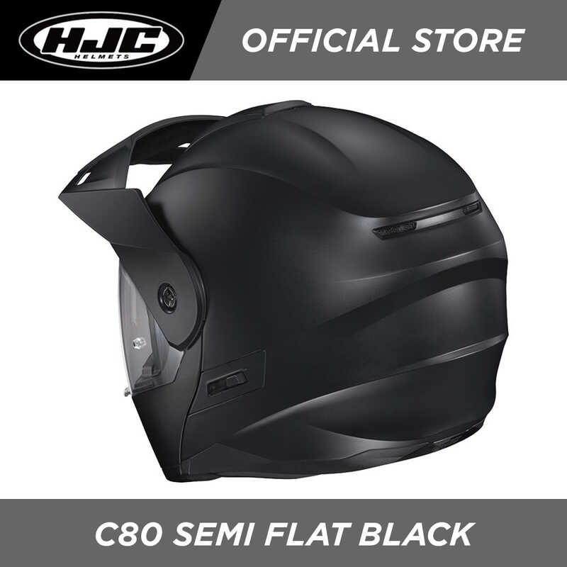 Helmets HJC C80 Semi Flat Black | Shopee Philippines