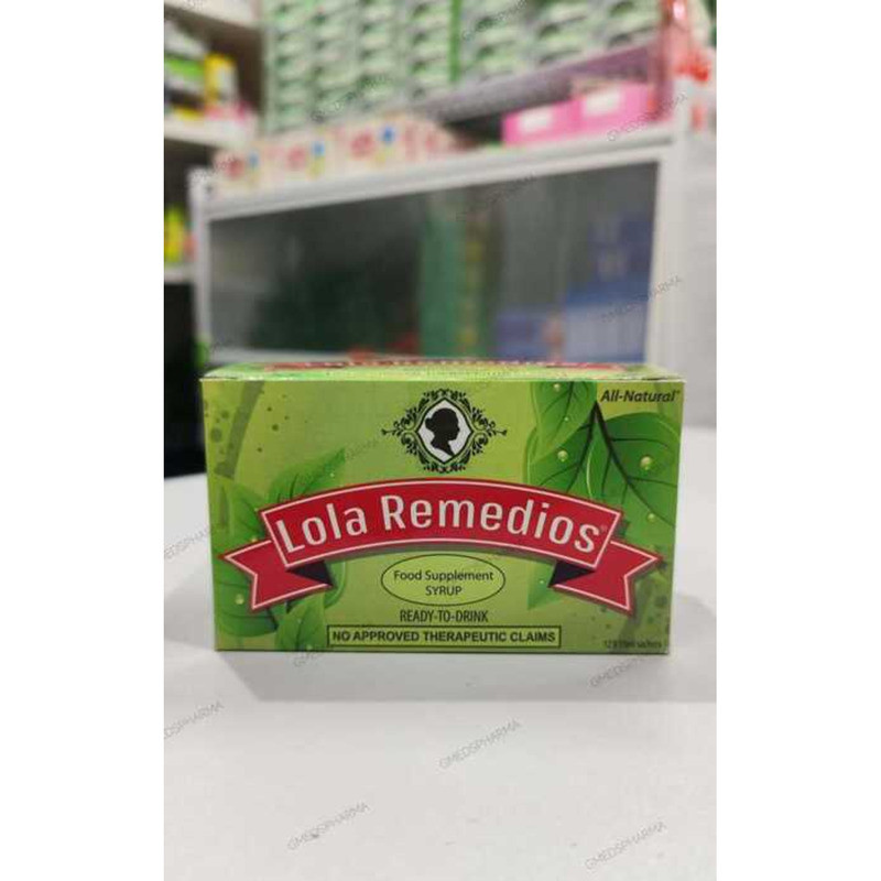 LOLA REMEDIOS FOOD SUPPLEMENT SYRUP 12 SACHET PER BOX Ac9 | Shopee ...
