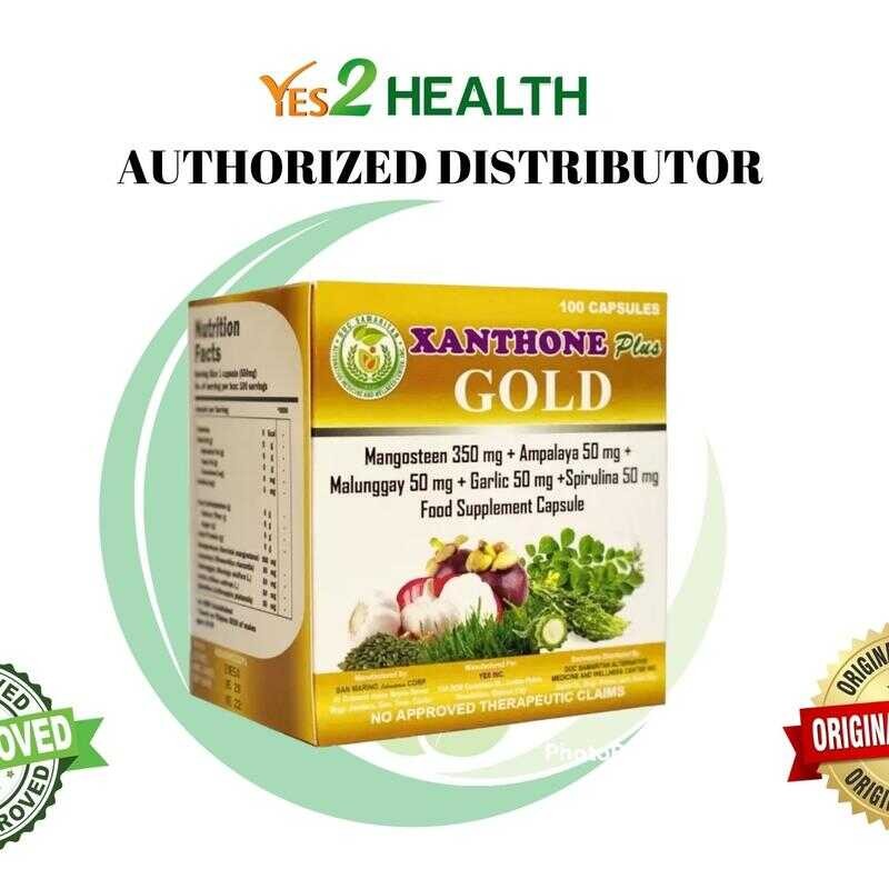 F5e Xanthone Plus Gold Food Supplement Capsule (1 Box:100 Capsules) | Shopee Philippines