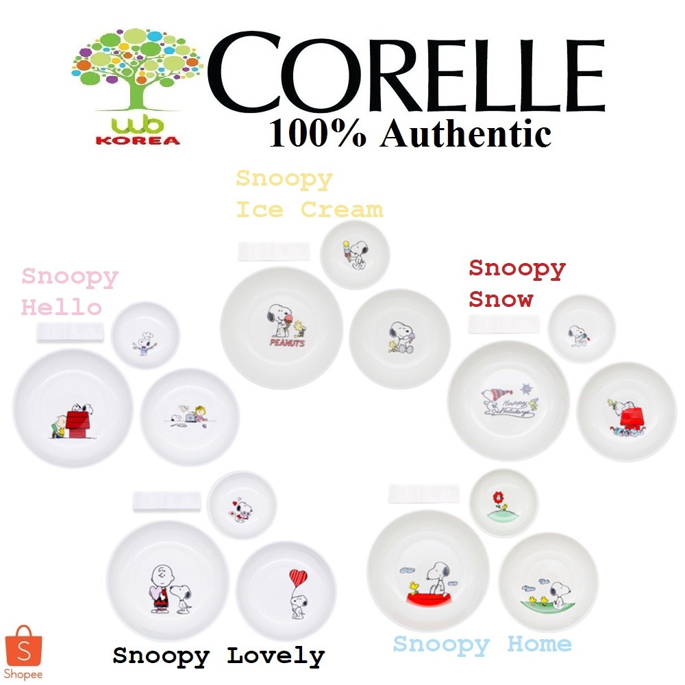 CORELLE Corningware x Peanuts Dinnerware 4 Piece Set | Shopee Philippines