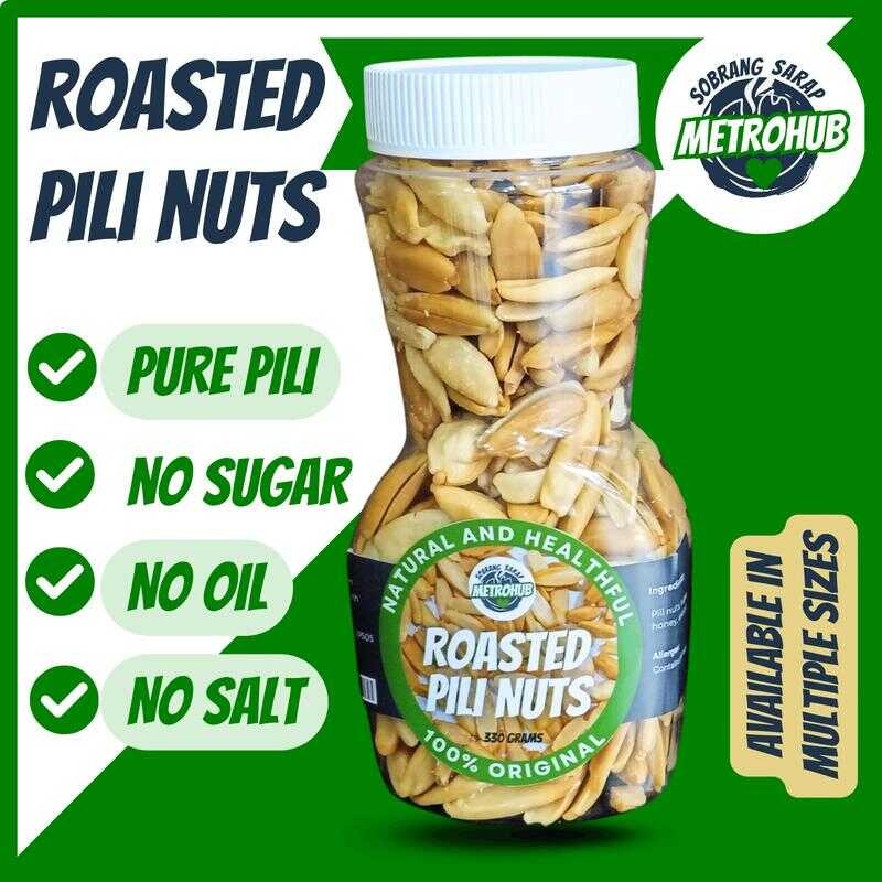Roasted Pili Nuts Oil, Salt, No Sugar Bicol Sale - Fresh In A Bottle By ...