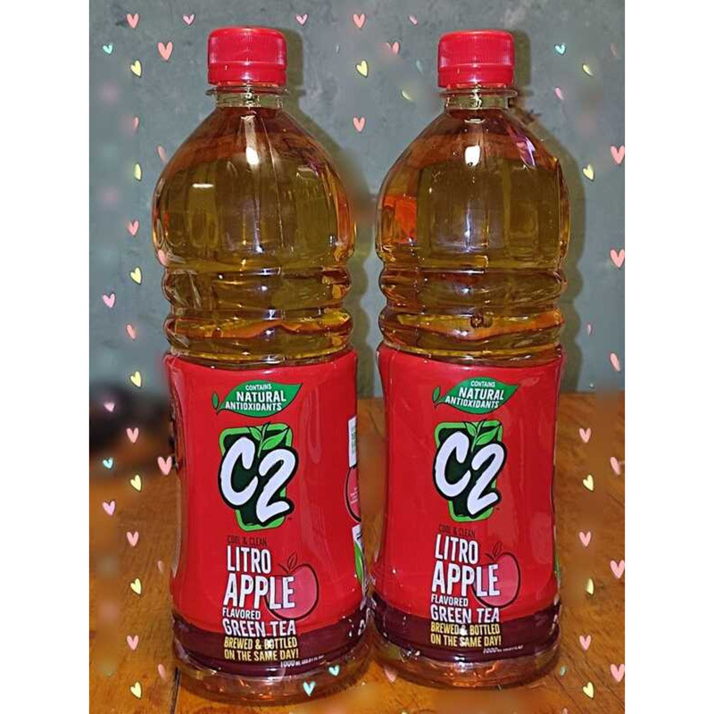 C2 Litro Apple Flavored Green Tea 3 | Shopee Philippines