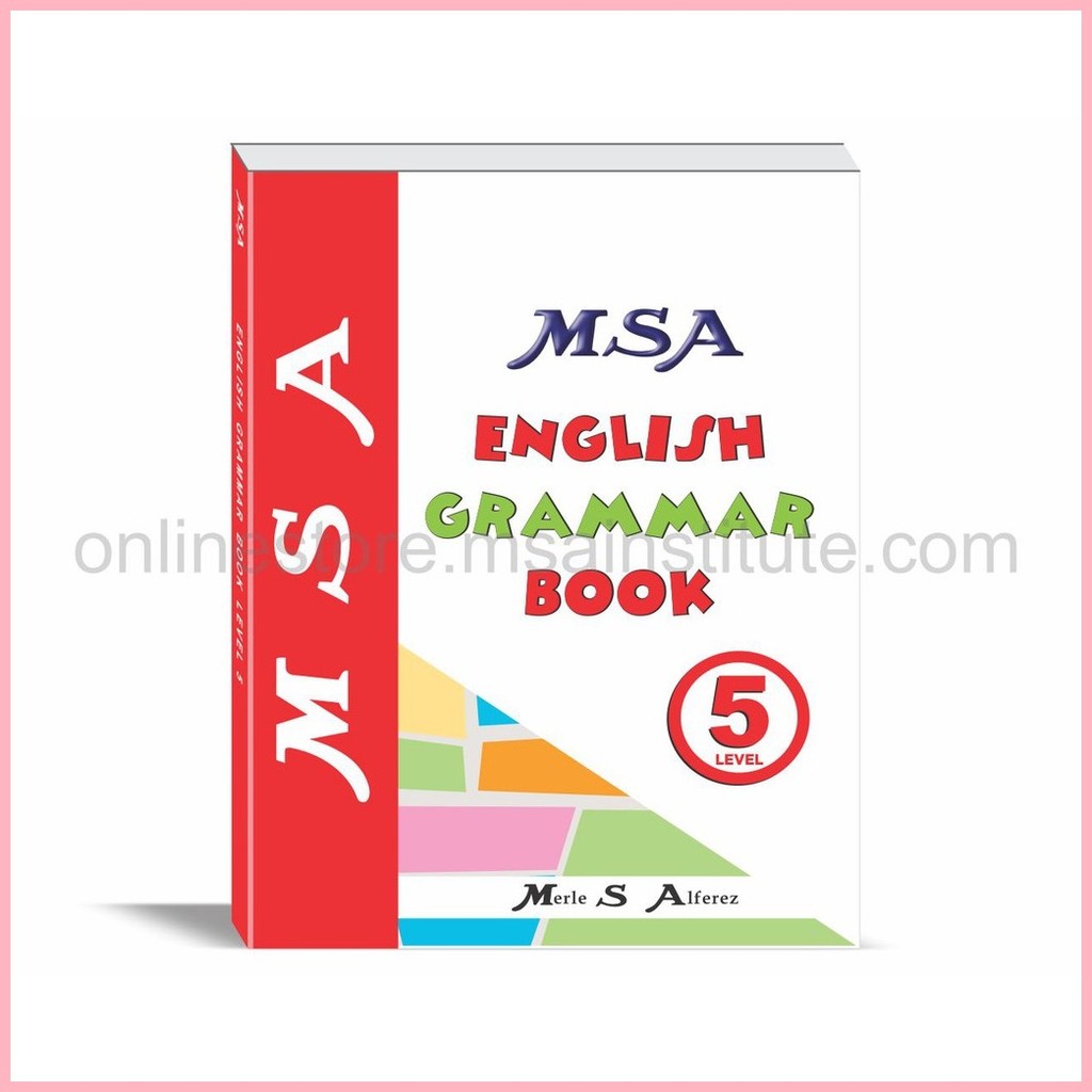 MSA English Grammar Book Level 5 (Authentic / Brand New) | Shopee ...