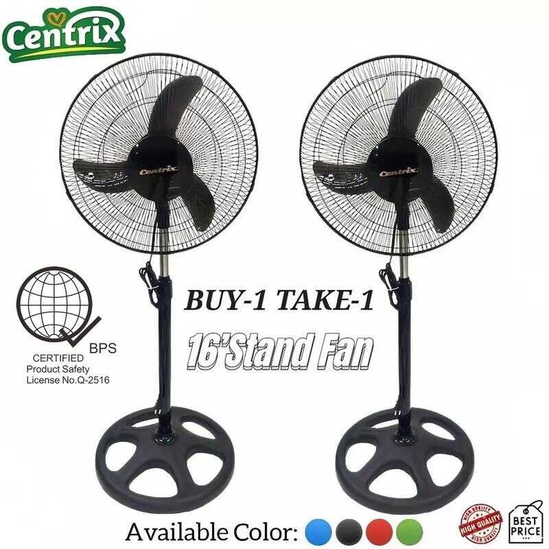 BUY TAKE 1 Centrix Electric Stand Fan 16" Imported Motor Portable High ...