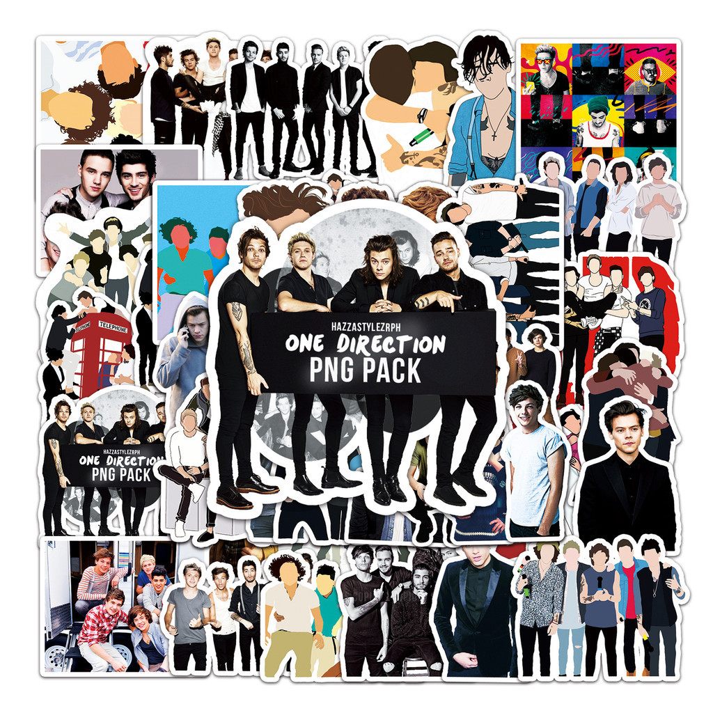 50 Piece One Direction Graffiti Style Celebrity Merch Stickers - Ideal ...