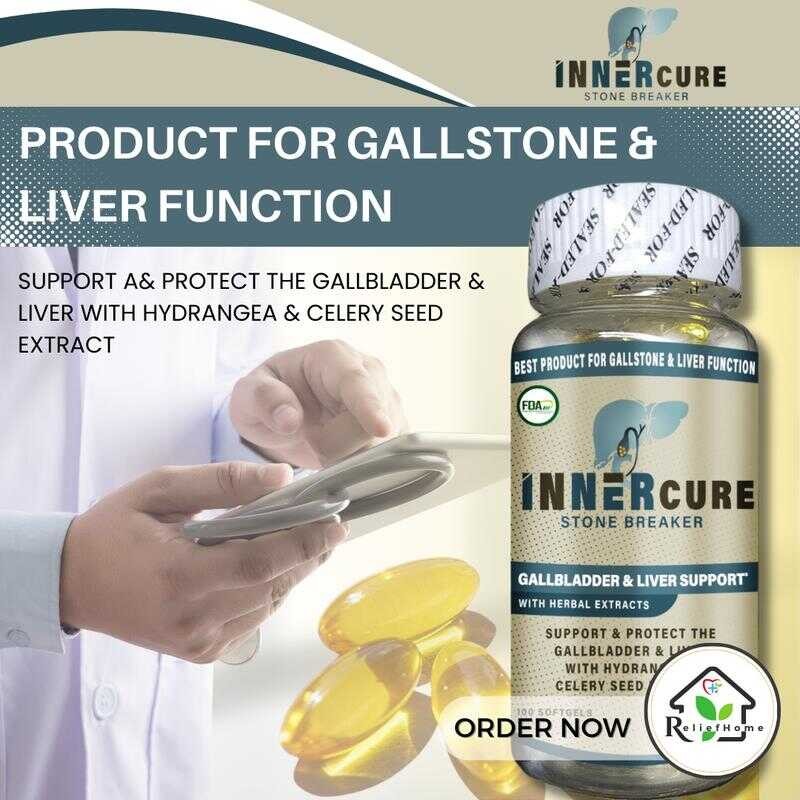 Innercure Stone Breaker 100Softgels/Bottle| Dissoe Gallstone ...