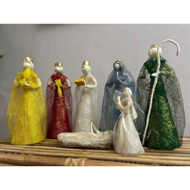 Native Christmas Belen/ Christmas Nativity/ Abaca belen | Shopee ...