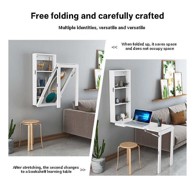 HOME FACTOR Wall table wall mounted folding table dining table computer ...