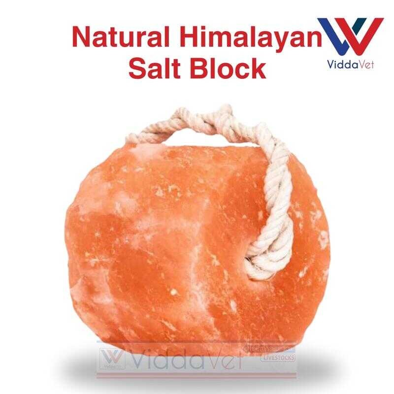 Natural Himalayan Salt Lick For Livestock Viddavet Mineral Block Goat ...