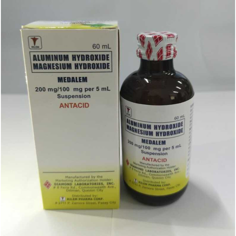 Aluminum Magnesium Hydroxide 200Mg/100Mg Per 5Ml Suspension Antacid ...