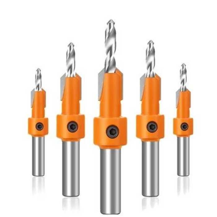 Woodworking Countersink Taper Head Mounting Tapping Screw Hss Step ...