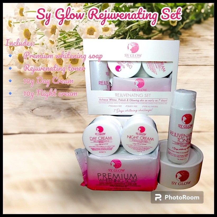 SY Glow Rejuvenating Set (7 days whitening challenge) | Shopee Philippines