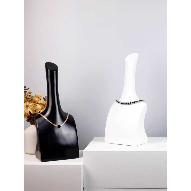 Jewelry Stand Hanging Necklace Neck Earrings Display Stand Vase ...
