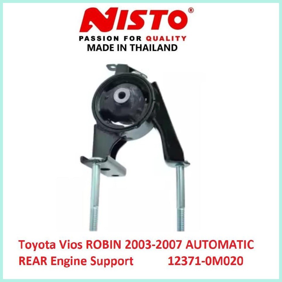 Toyota Vios ROBIN AUTOMATIC 2003-2007 REAR Engine Support | Shopee ...