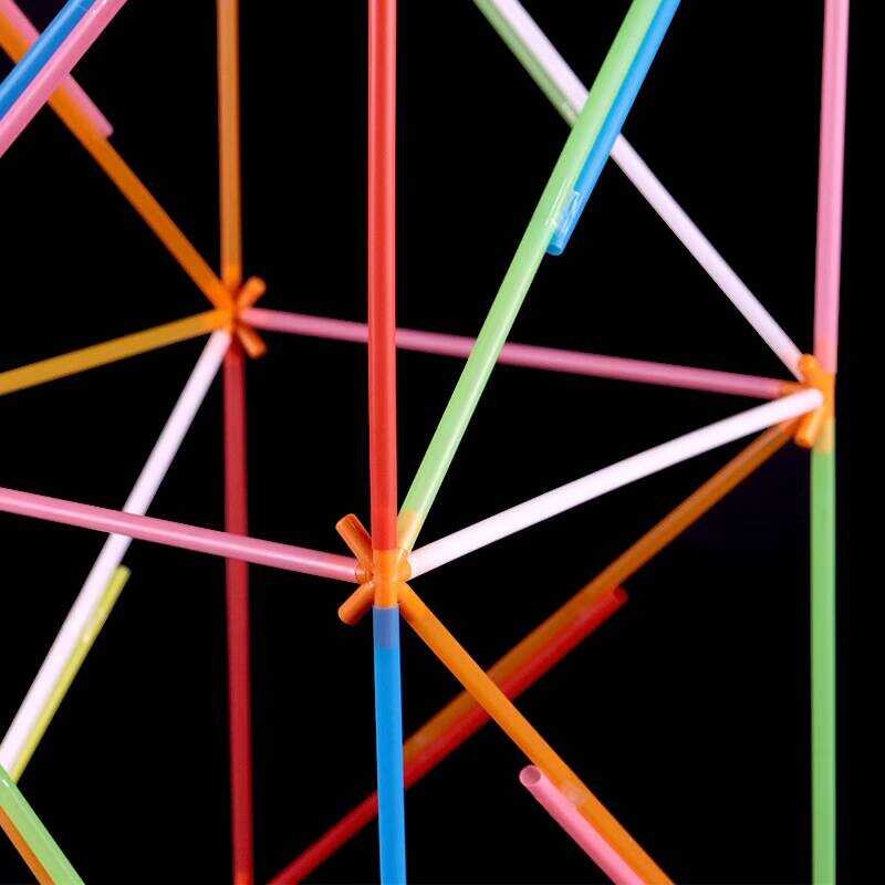 Sixth Grade Design and Construction Tower Model Making Kit 20cm Straws ...