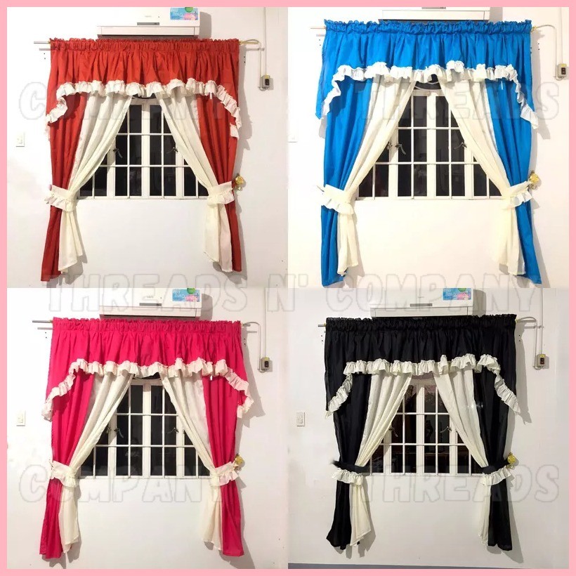 WIDE WINDOW CURTAIN | Kurtina | Shopee Philippines